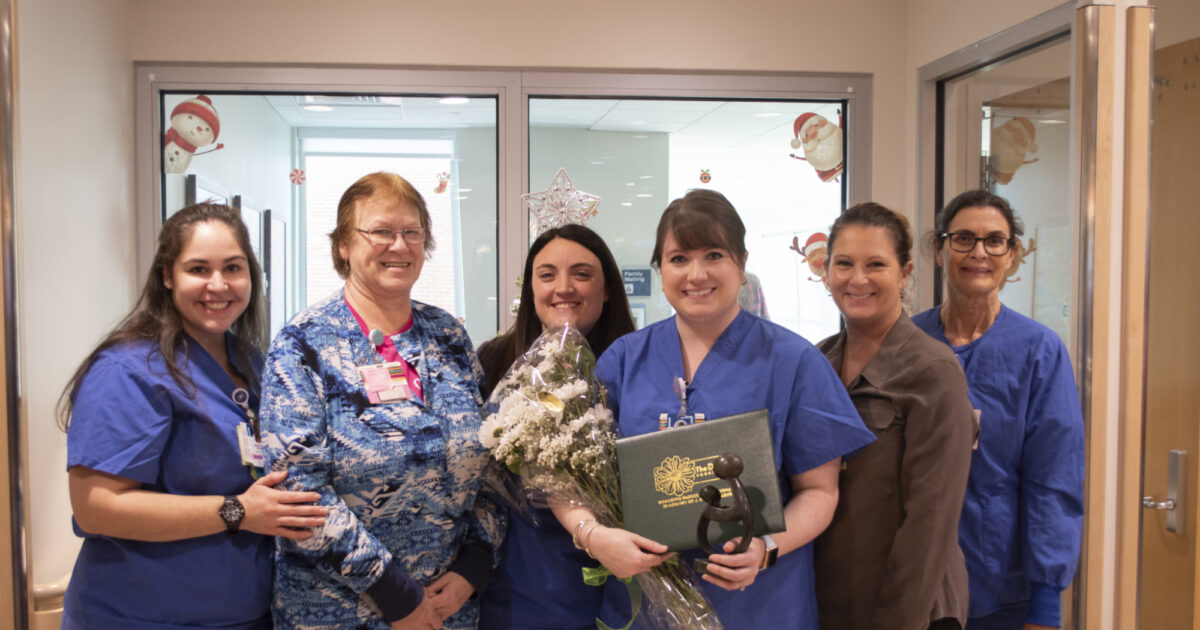 South County Health | Bethany Reinhard, RN, receives DAISY Award